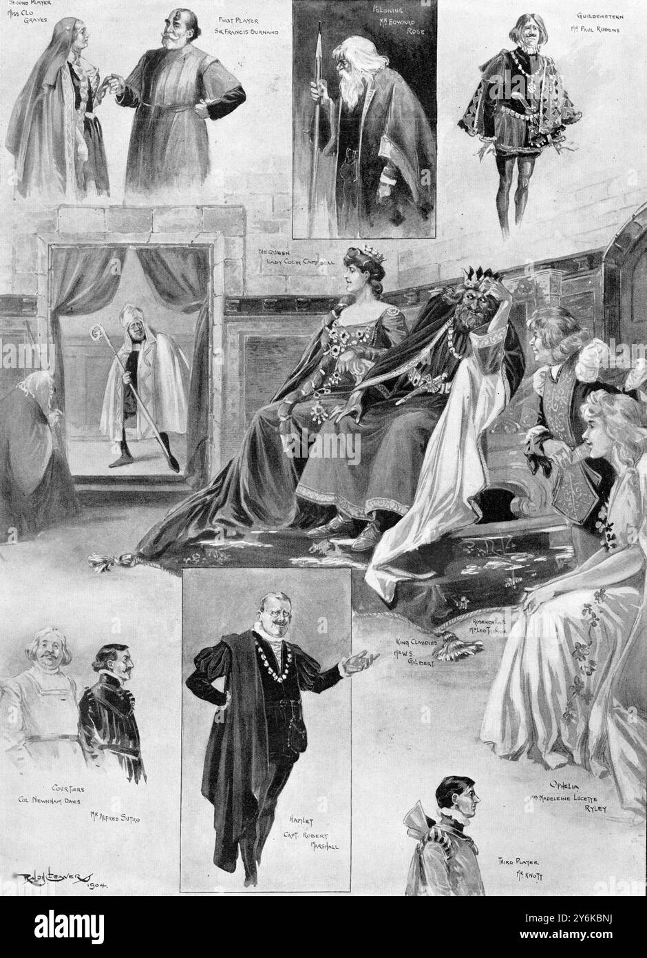 Playwright - Players : Charity Matinee of Mr Gilberts Burlesque of ...