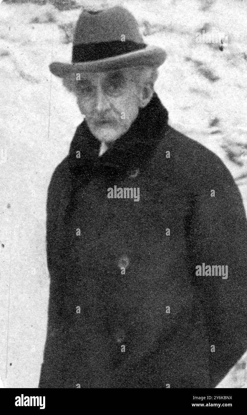 Paul Hymans, the Belgian Foreign Minister. 20 February 1932 Stock Photo ...