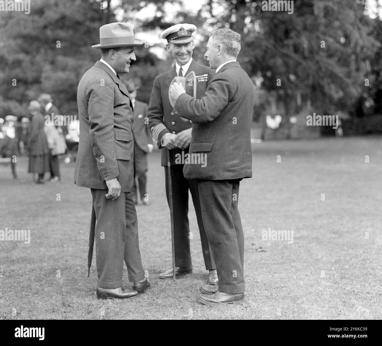 Assault at arms at Osborne Naval College. Captain Martin Stock Photo ...