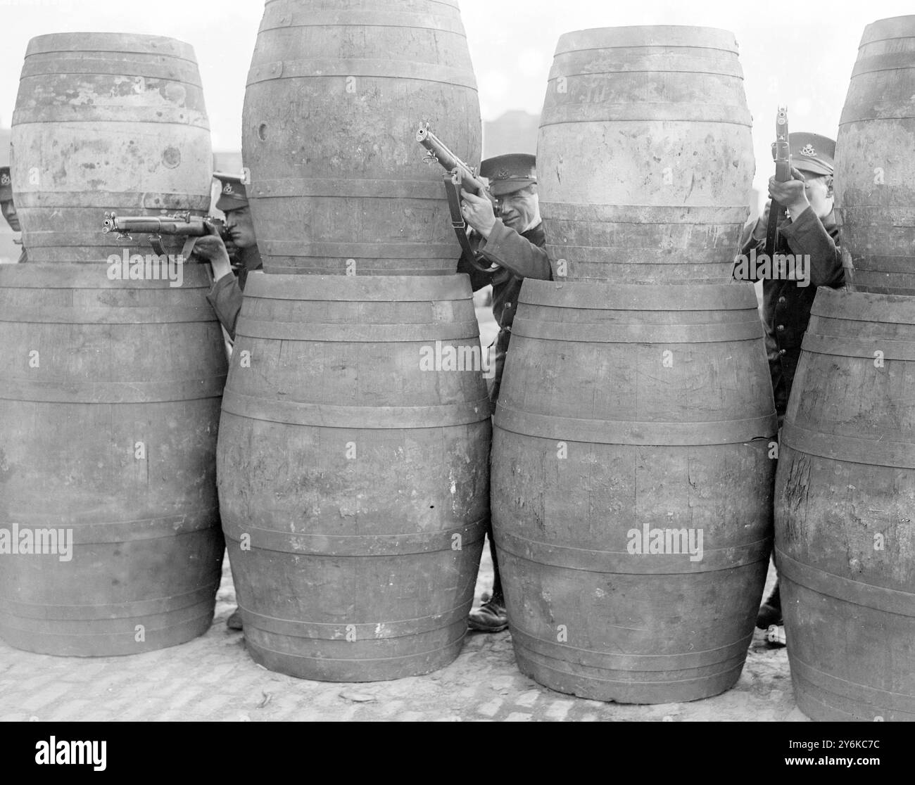 Easter Rising (originally captioned The Dublin rebellion) The British ...