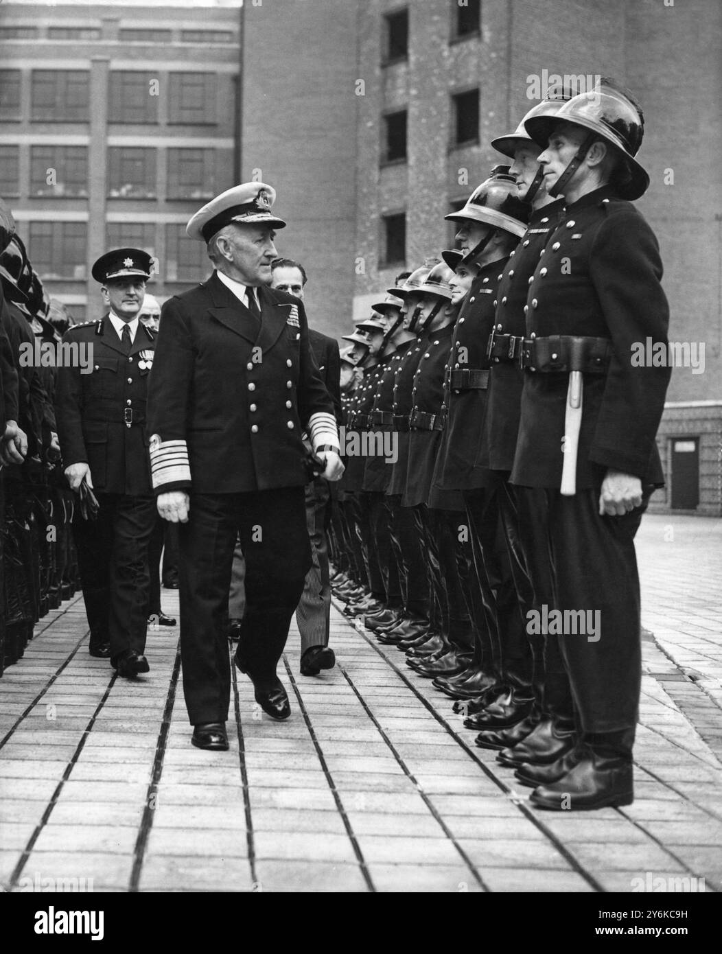 Admiral of the Fleet, Sir Roderick R. McGregor, the First Sea Lord ...