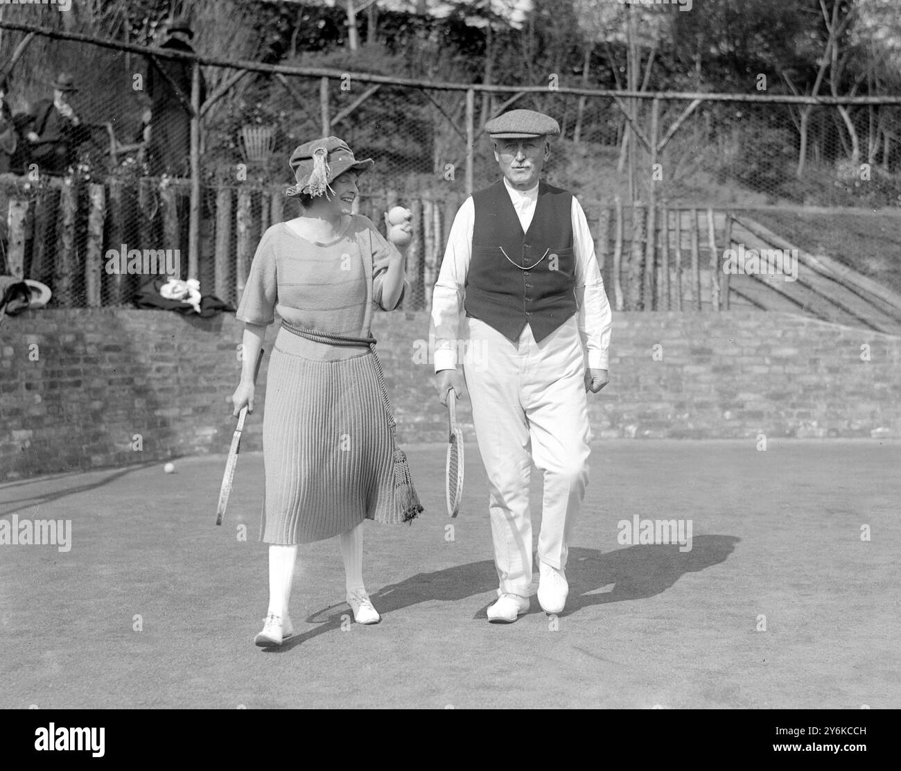 Sir Robert McAlpine and Mrs Theodore Cory ( Winifred Graham ) play ...