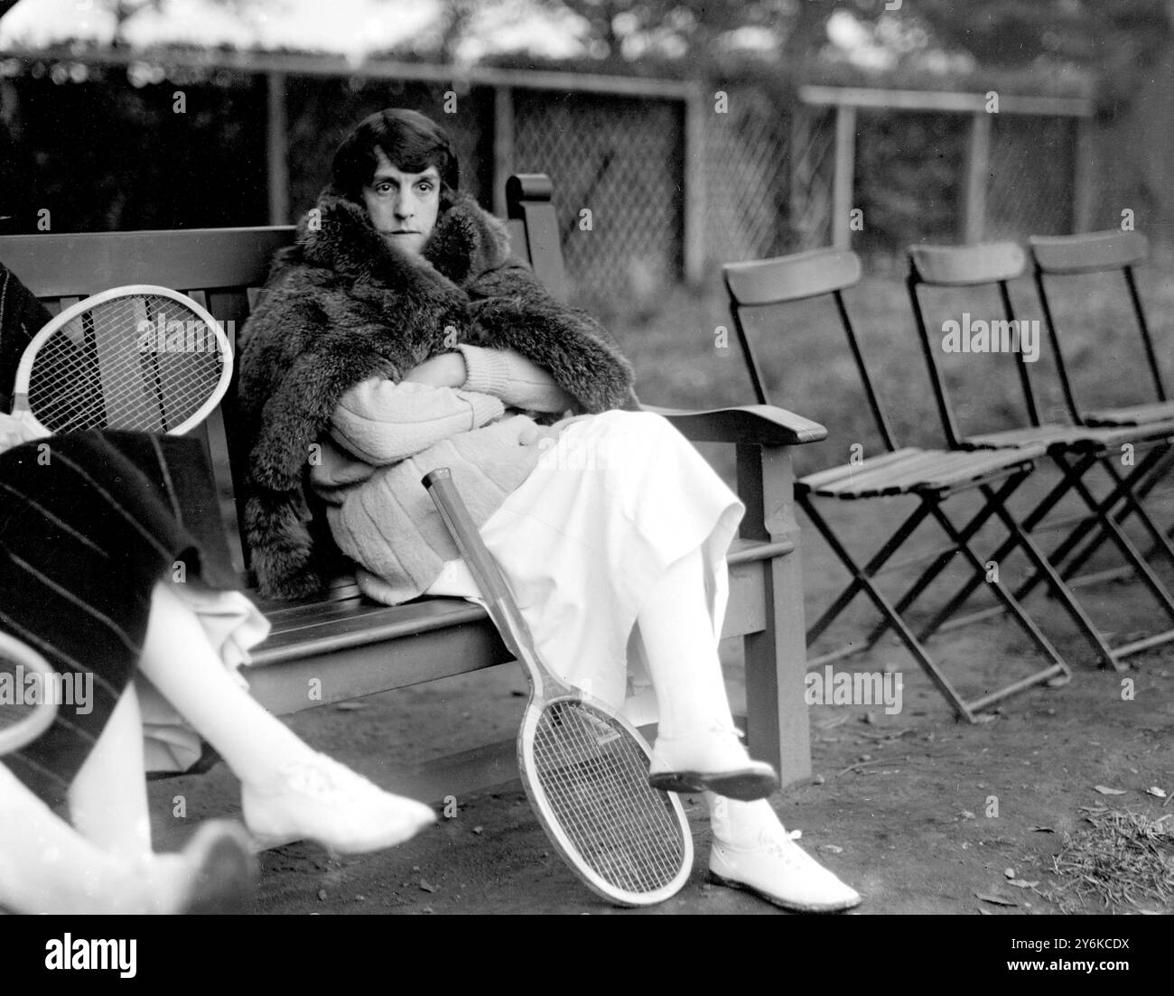 Tennis at Hurlingham. Mrs Dorothea Lambert Chambers Stock Photo - Alamy