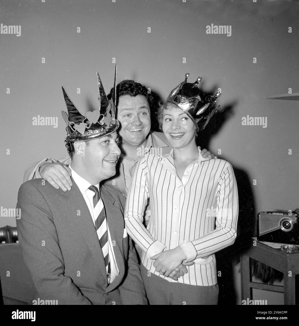 Stephanie Voss with comedian Harry Secombe and Alfred Marks to play in ...