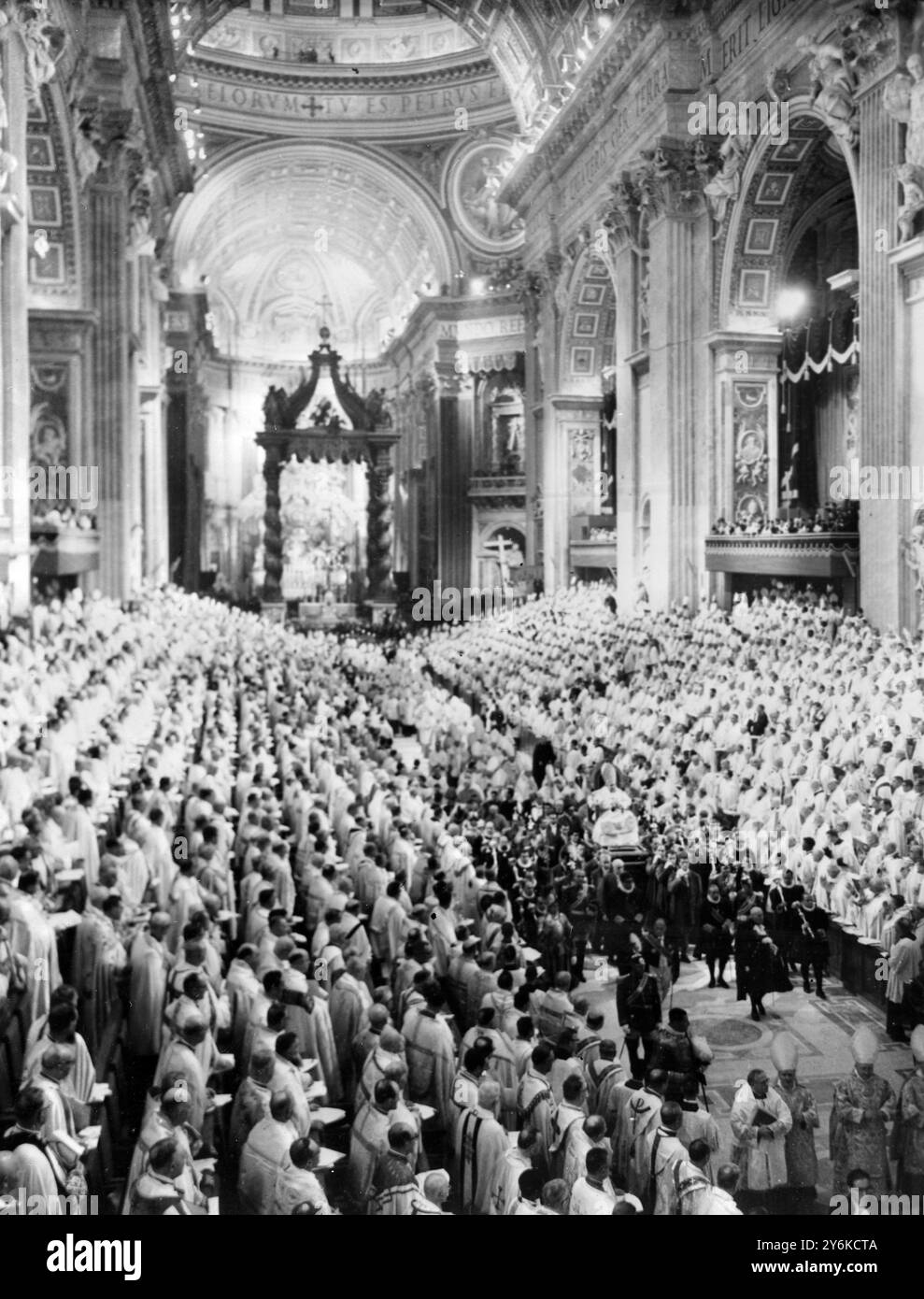 Vatican City (Rome) Italy: A general view of the glittering scene ...