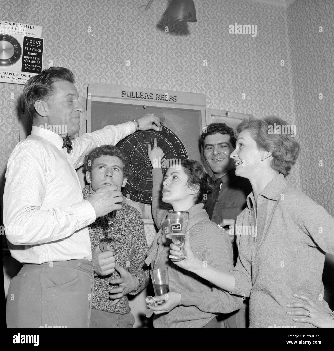 Stars of the musical Auntie Mame left to right) David Bean, Leslie ...