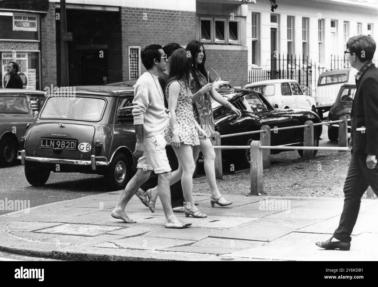 London. King's Road, Chelsea. July 1967 Stock Photo - Alamy