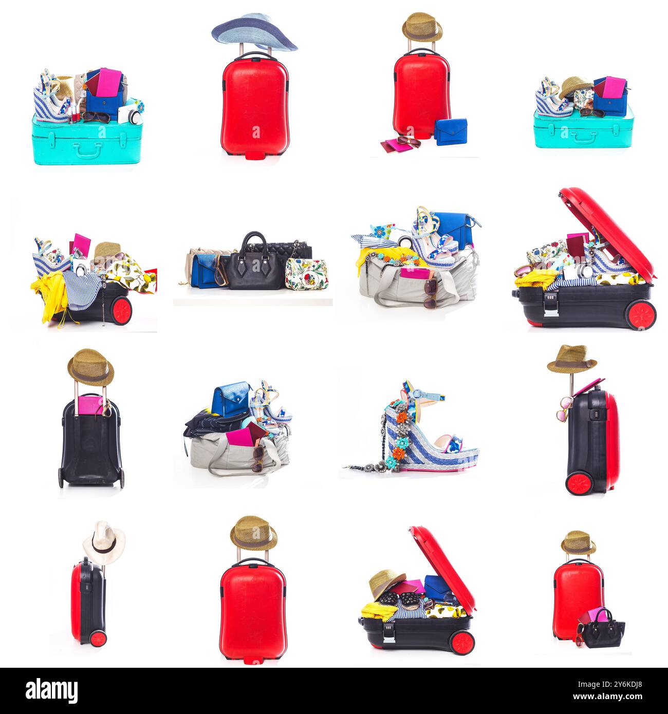 Set suitcases travel tourism hi-res stock photography and images - Alamy