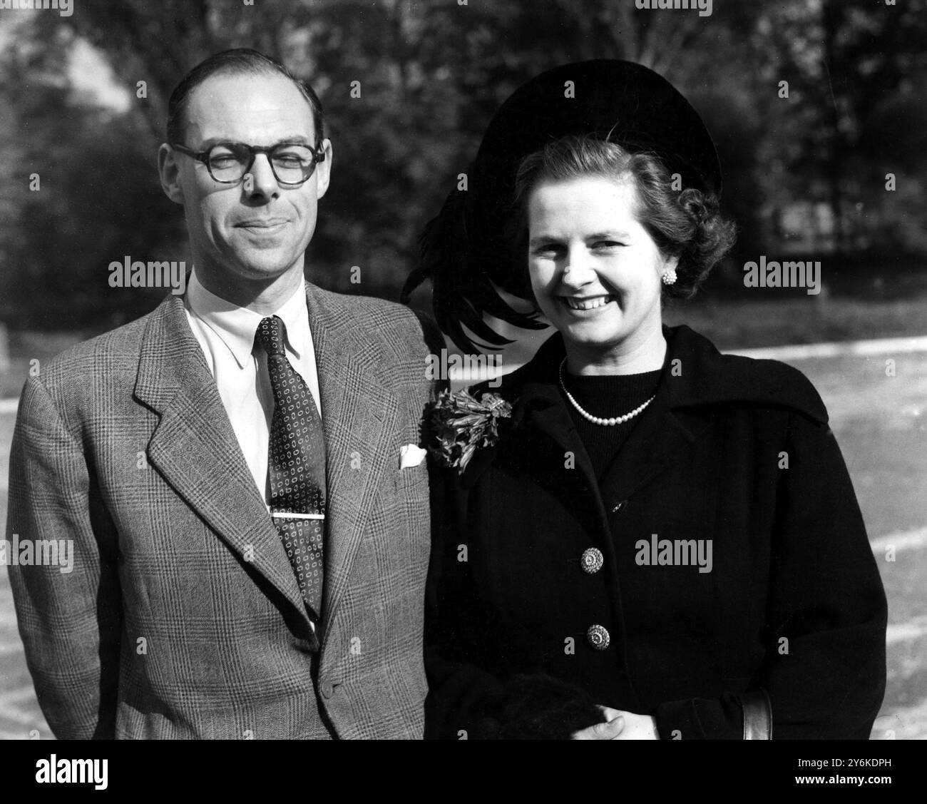 Engagement of Miss Margaret Roberts (soon to be Mrs Dennis Thatcher ...