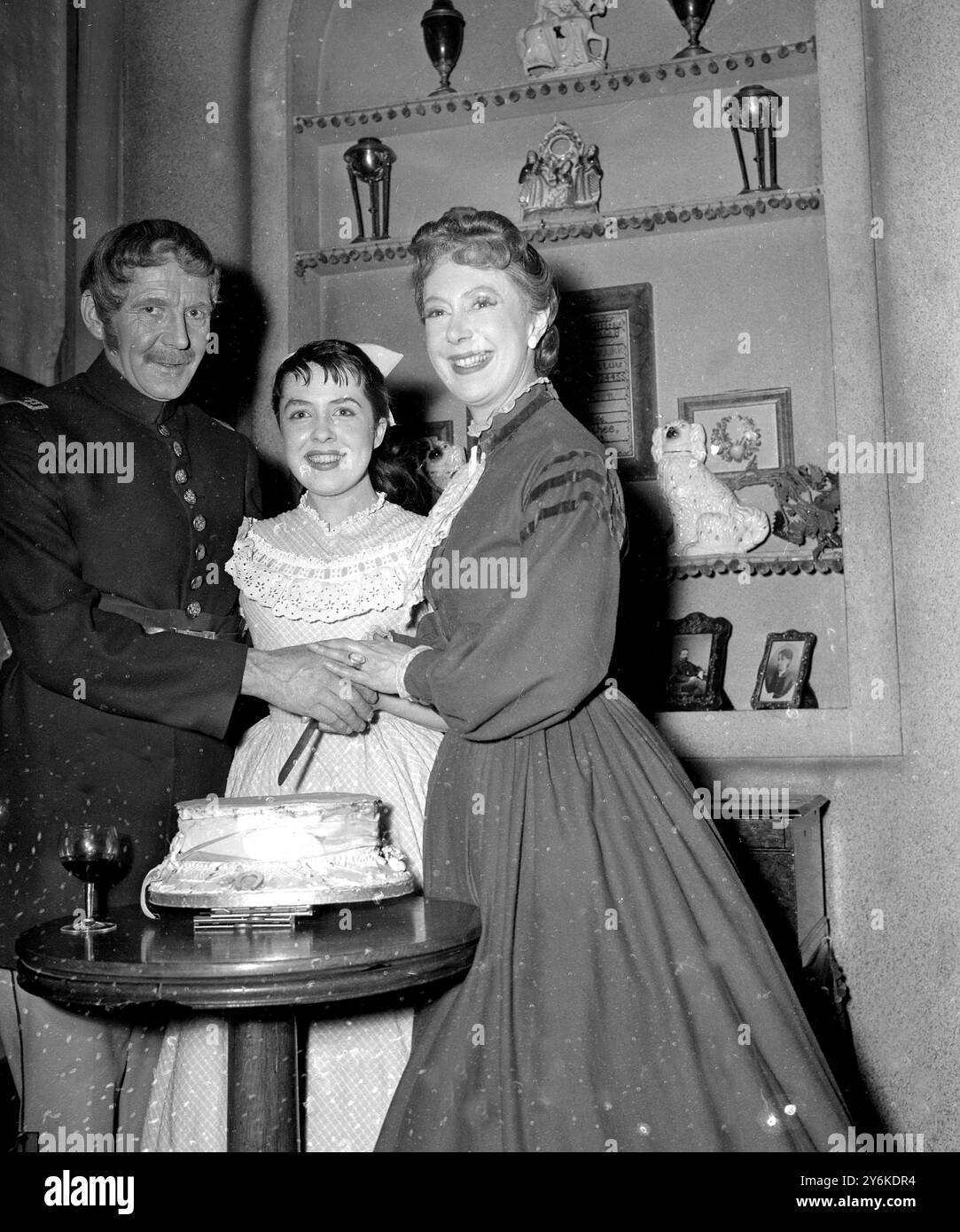 (l-r) Kenneth Edwards as Mr. March: 17-year-old Diane Todd, as Beth ...