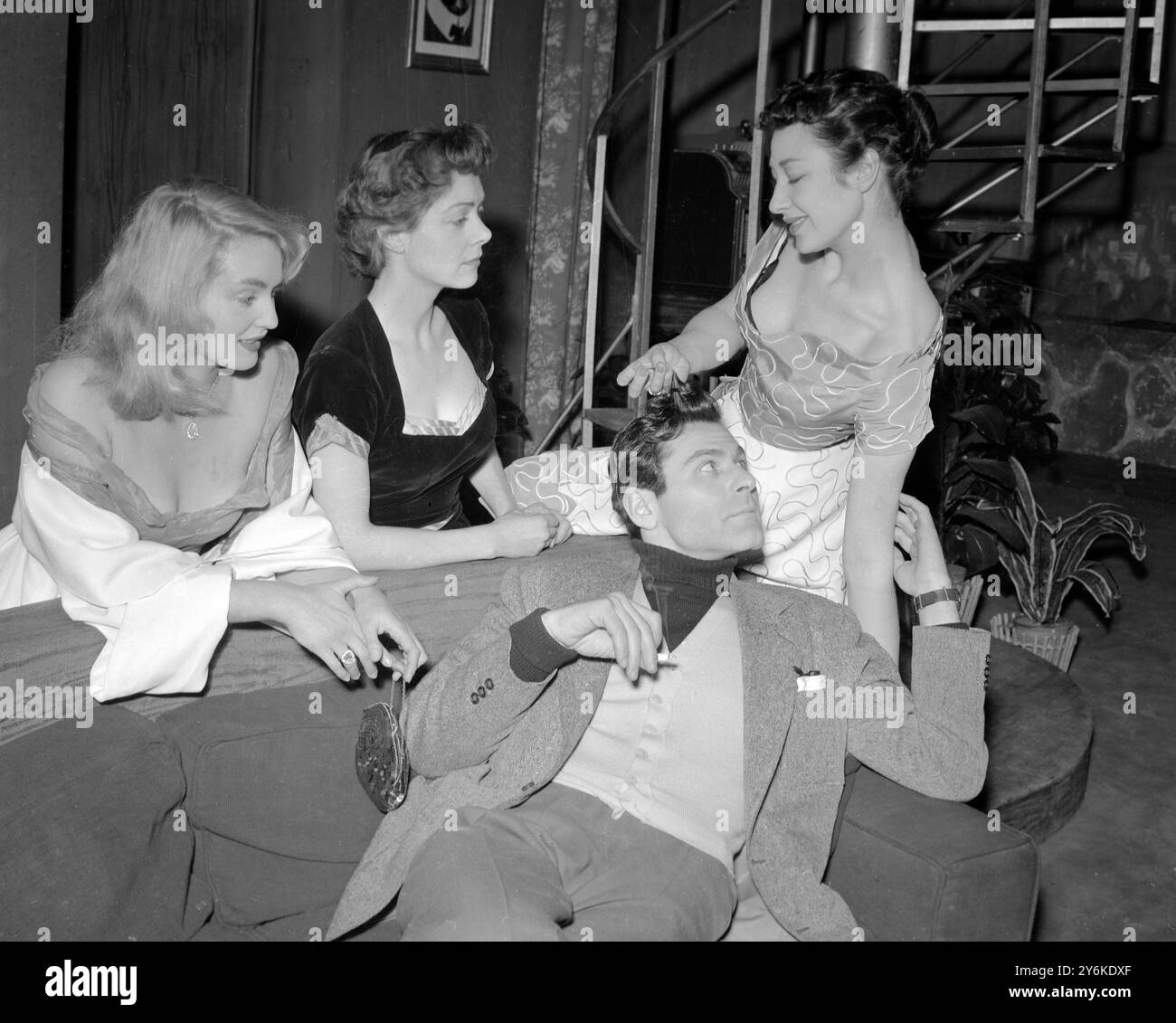 A scene from THE BIG KNIFE opening at the Duke of York's Theatre ...