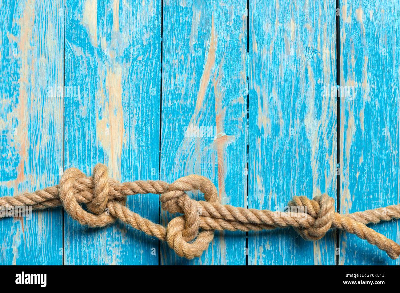 Nautical background with rope Stock Photo - Alamy