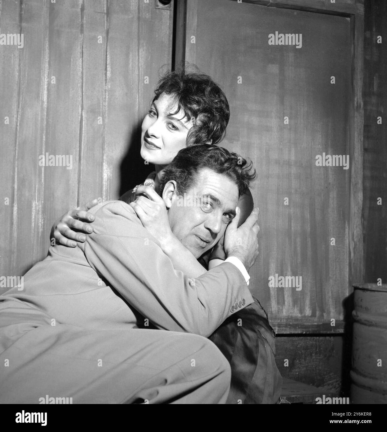 Margaret Whiting in the part of Josie Hogan and Michael Aldridge as James Tyrone in a scene from ...