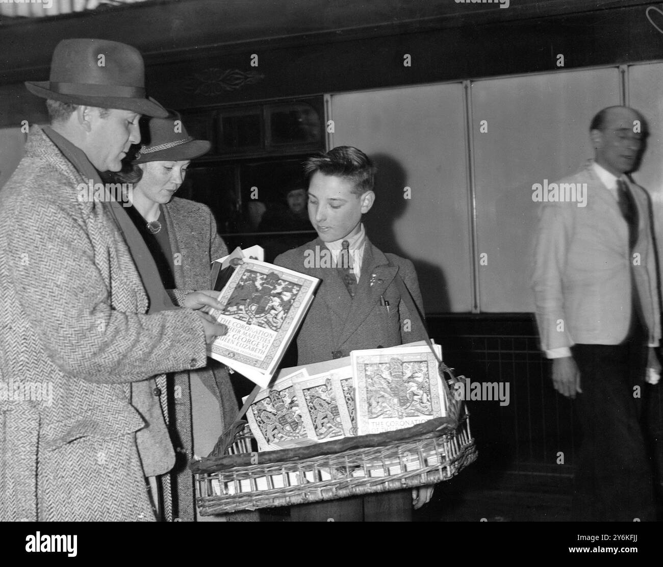 Coronation Programs sold at Waterloo Station. Mr Henry Wilcoxson and ...