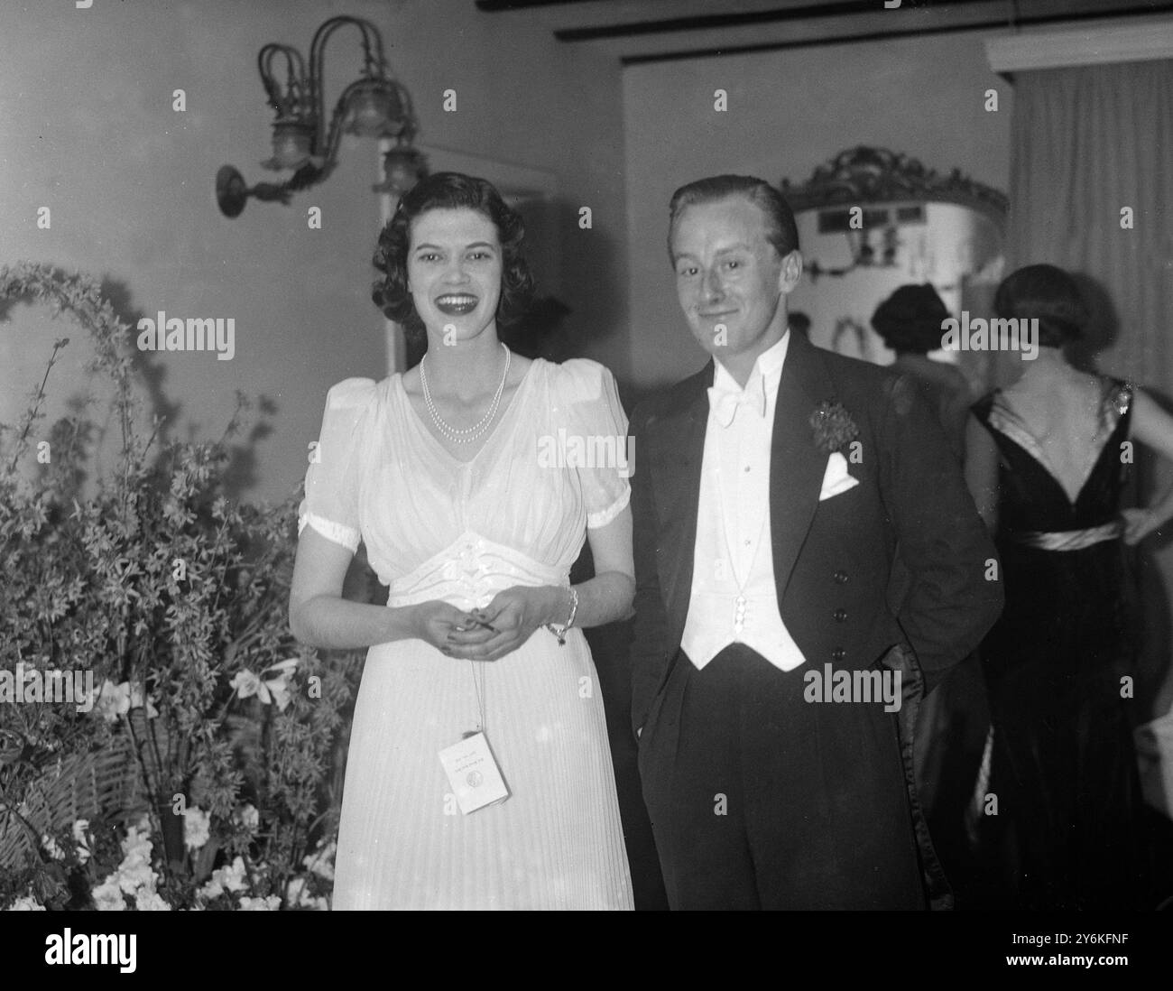 New Forest Hunt Ball at Brockenhurst - Miss Pamela Broome and Mr Tony ...