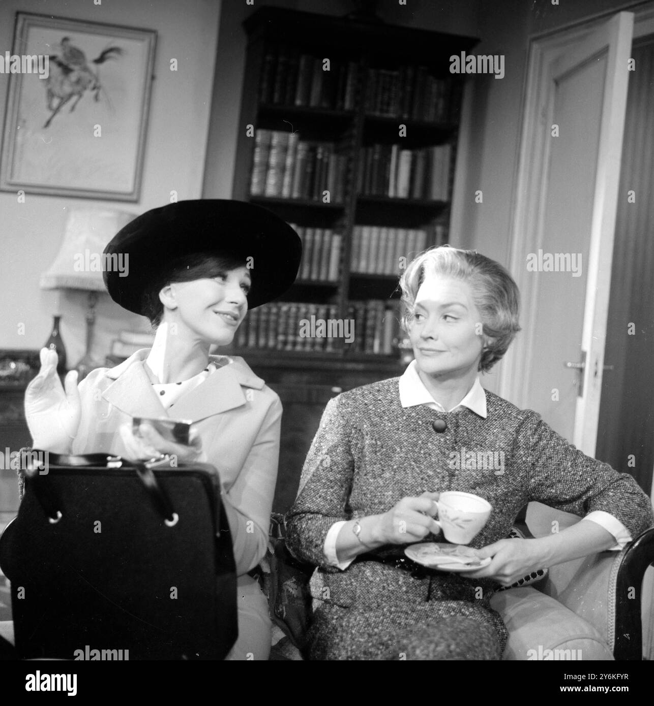 London: Fenella Fielding (left) as "Annie Wood," and Ursula Howells ...
