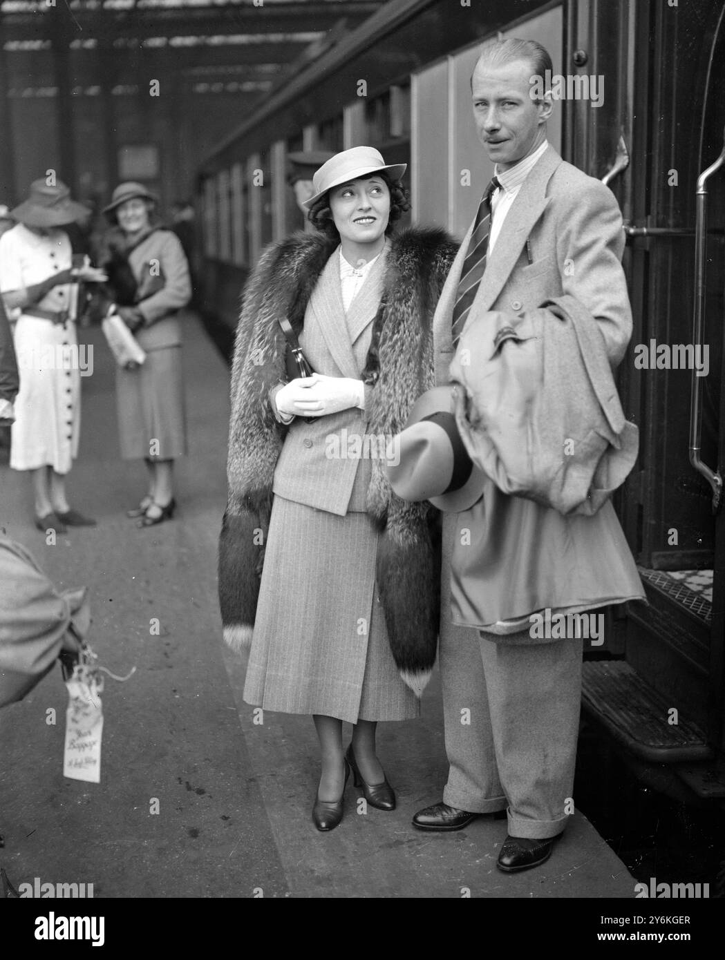 At Waterloo Station leaving for the Rockefeller Centre, New York - Ray ...