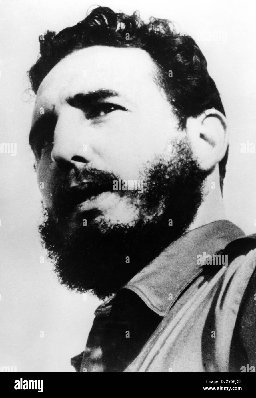 Fidel Castro 1st May 1961 Stock Photo - Alamy