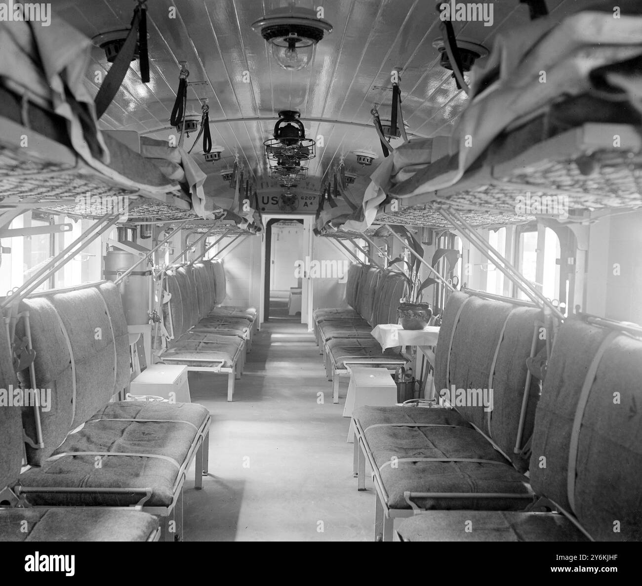 First American Red Cross Ambulance train on View at Waterloo Station ...
