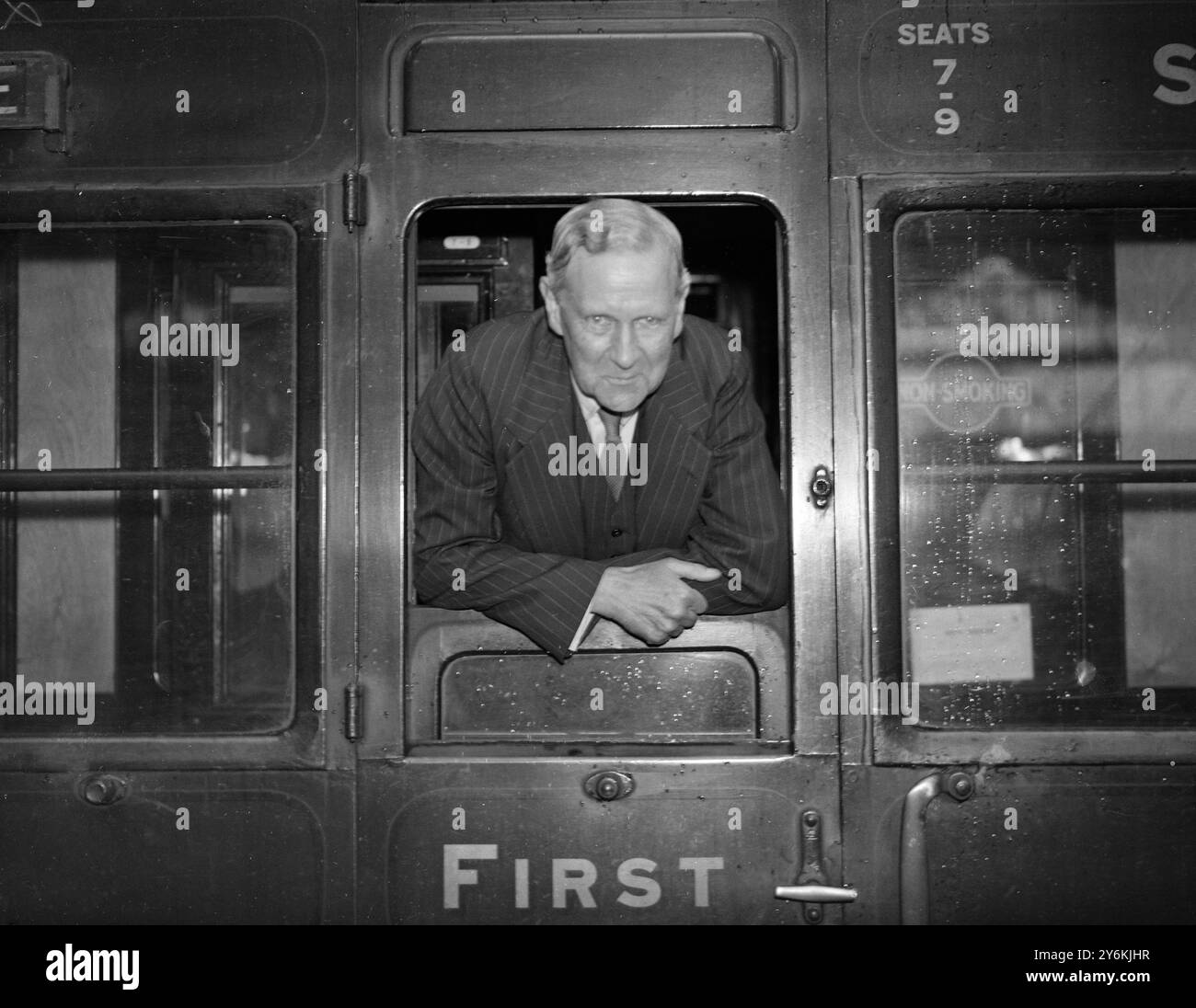 The Right Honourouble Lord Justice Scott at Waterloo Station leaving ...