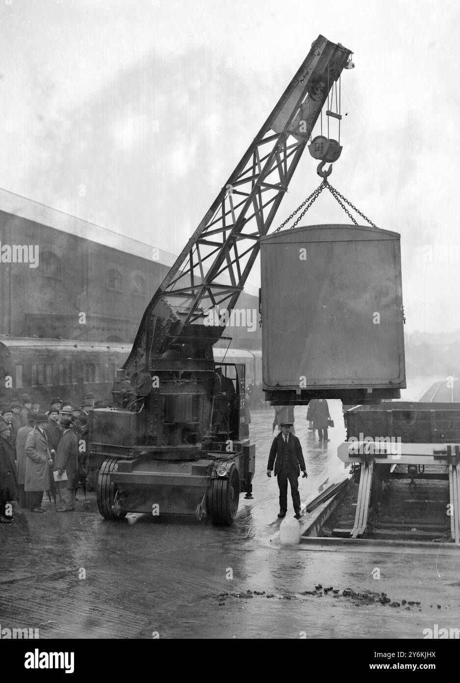 Demonstration at Bricklayers Arms Depot of New "W" Class Goods Engine ...