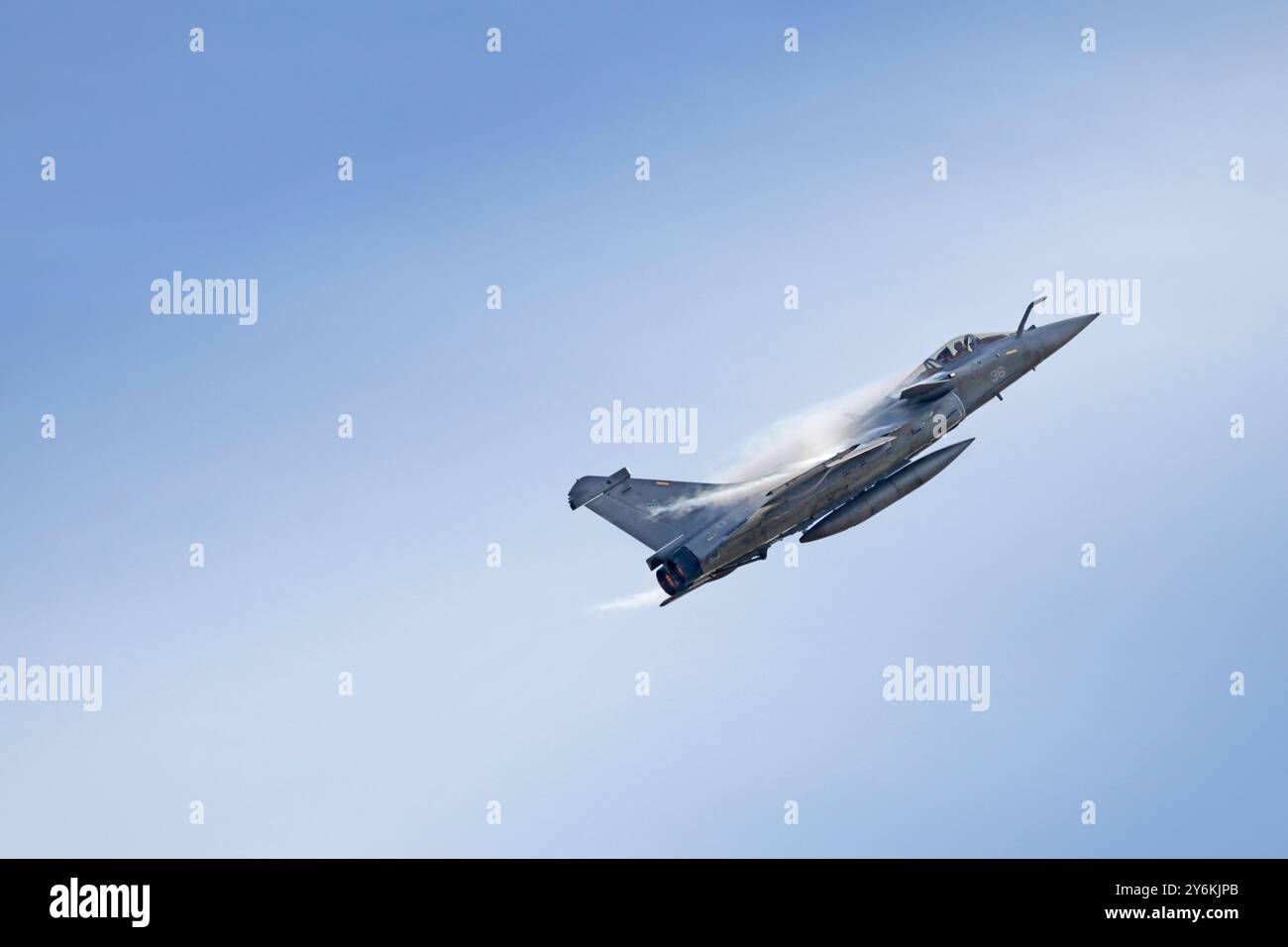 Close-up of a Dassault Rafale version of the French Navy, uphill and ...
