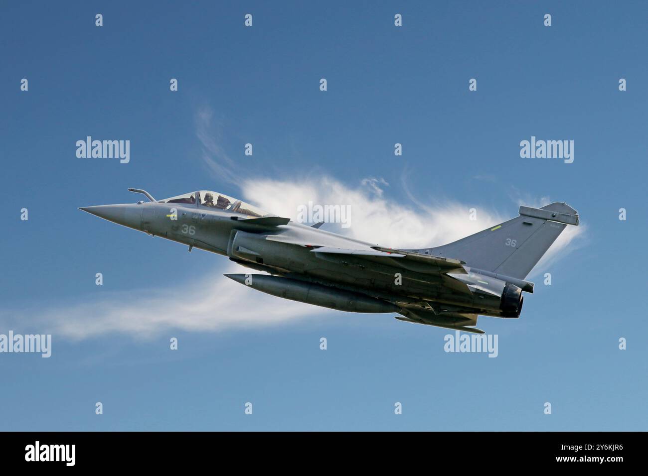 Close-up of a Dassault Rafale version of the French Navy Stock Photo ...