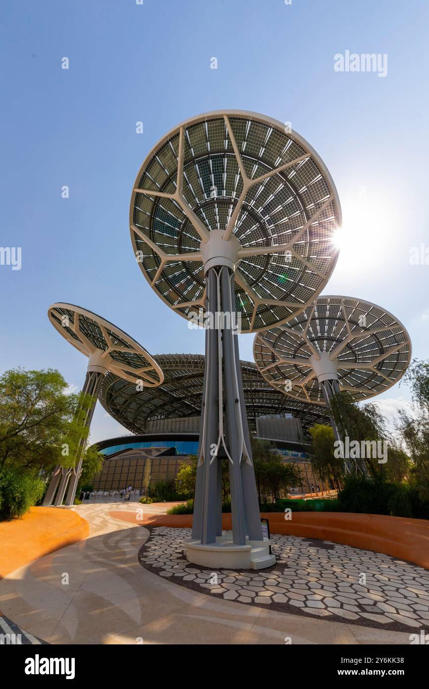 United Arab Emirates, Dubai, Expo 2020. The Terra pavilion dedicated to ...