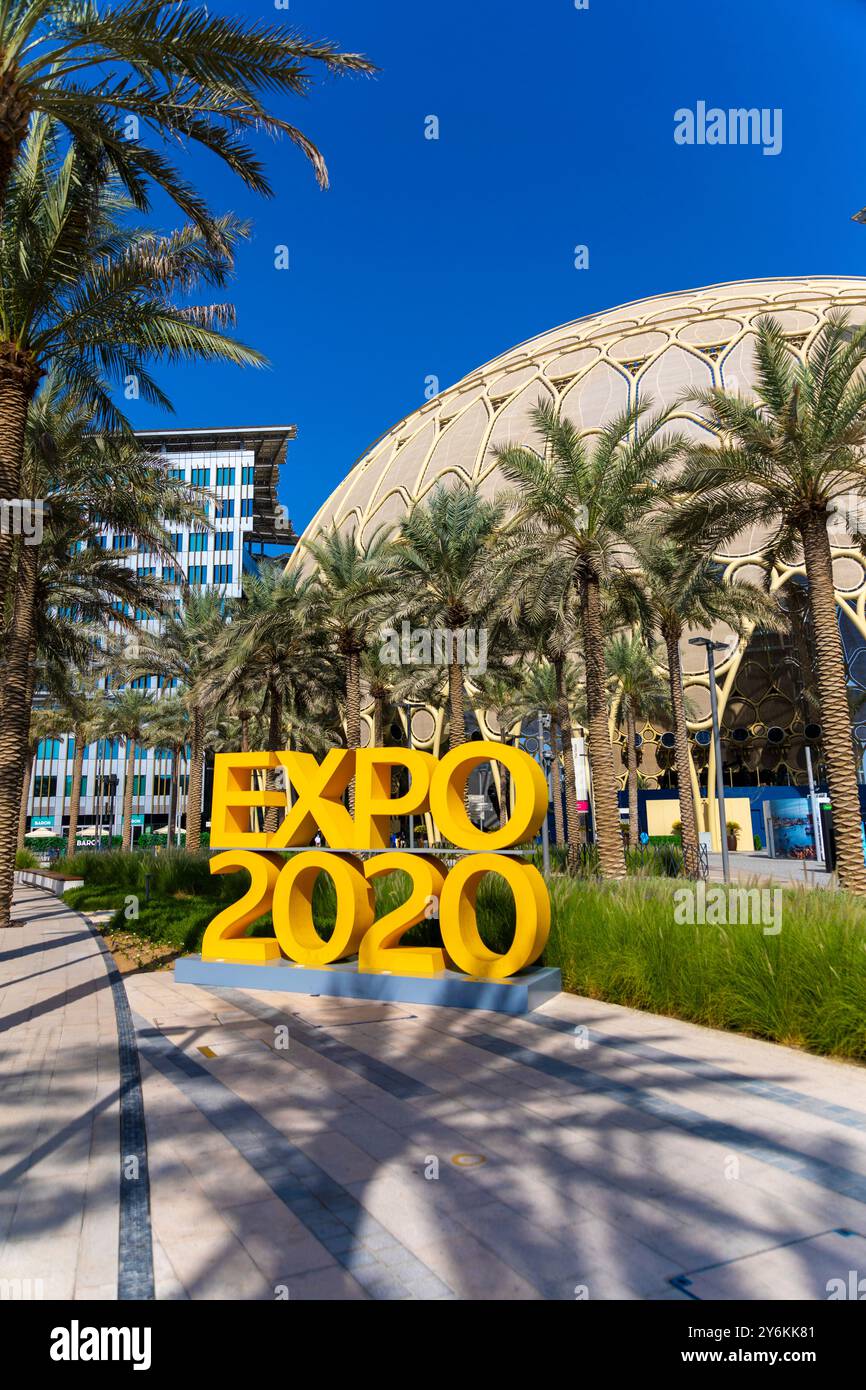 United Arab Emirates, Dubai, Expo 2020. Al Wasl Dome Stock Photo - Alamy