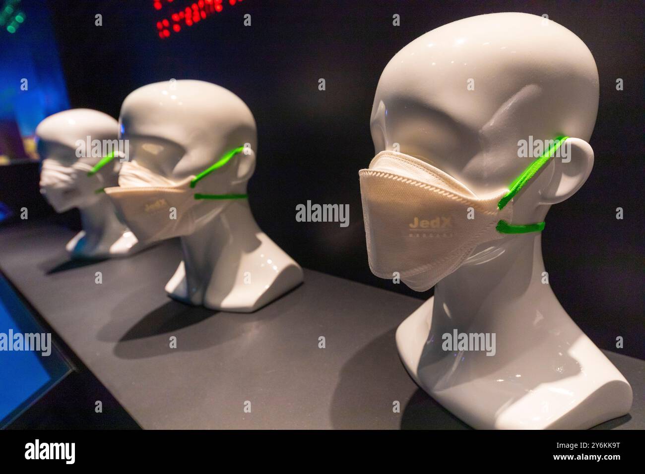 United Arab Emirates, Dubai, Expo 2020. Jedx Medcare mask Stock Photo ...