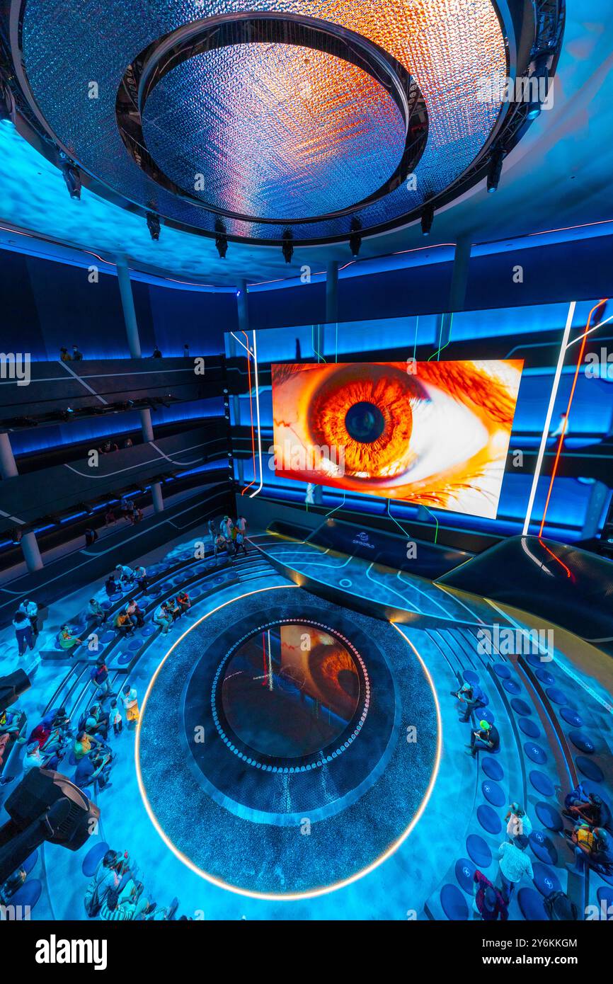 United Arab Emirates, Dubai, Expo 2020. DP World pavillon Stock Photo ...