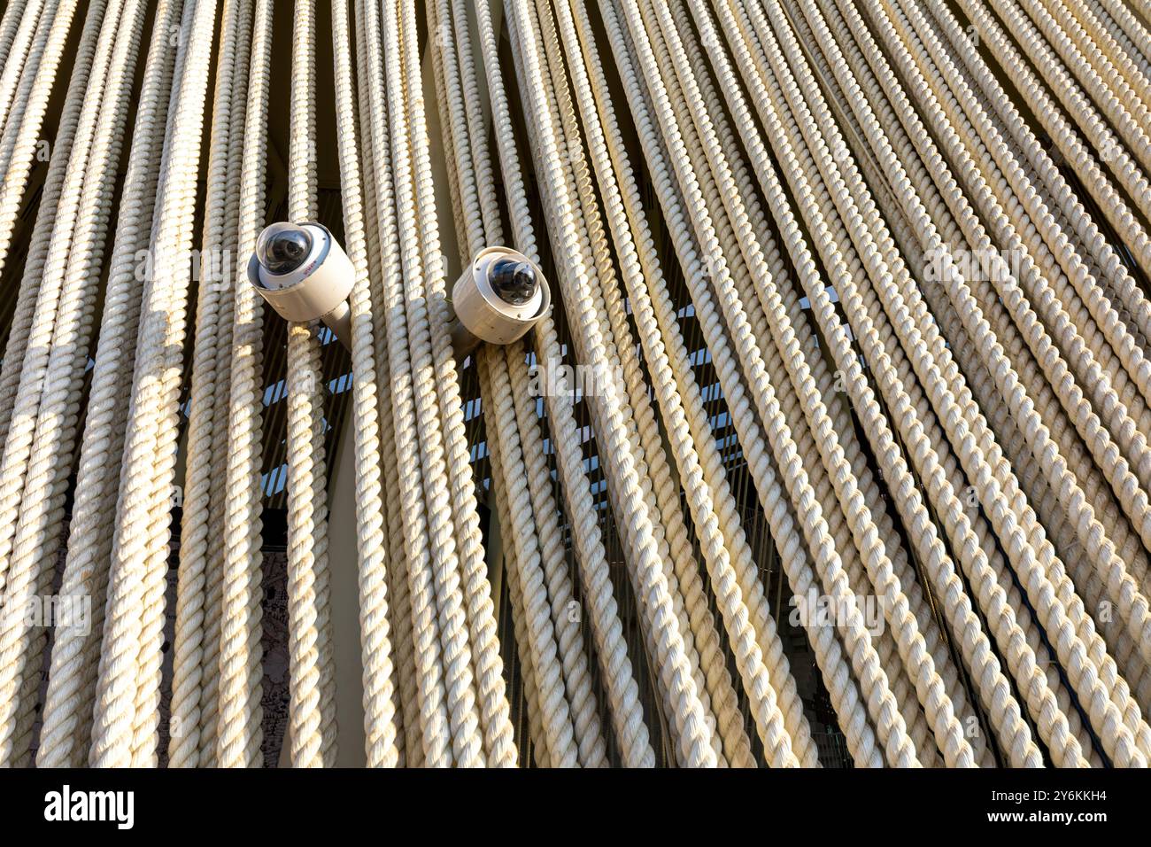 United Arab Emirates, Dubai, Expo 2020. Two cameras on the Italian ...