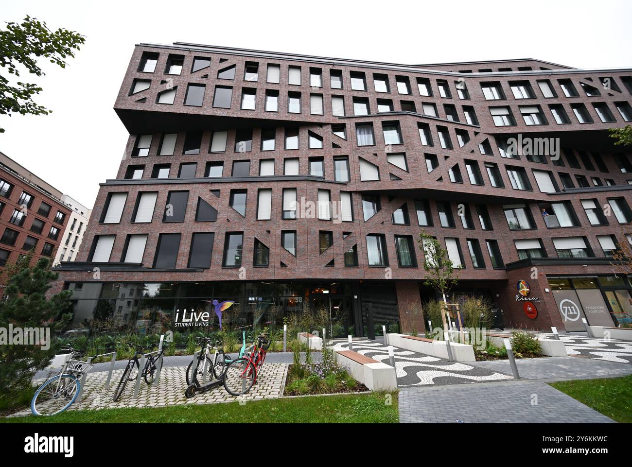 PRODUCTION - 25 September 2024, Hesse, Frankfurt/Main: An unusual ...