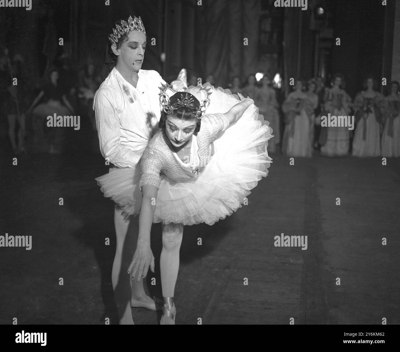 Margot Fonteyn and Robert Helpmann, two stars of the ballet, at ...