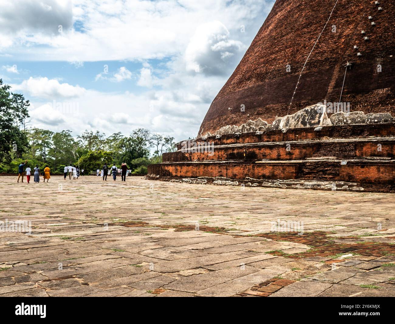 Jaetavanarama stupe in the Sacred city of Anuradhapura in Sri Lanka ...