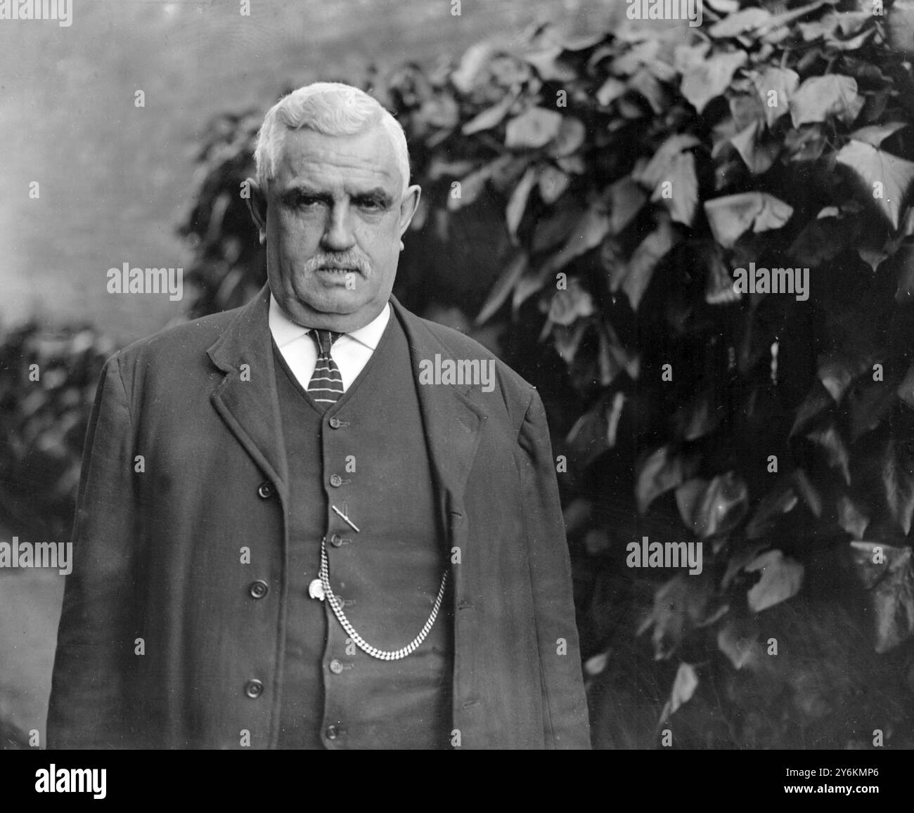 Mr G. Day, Cheltenham's oldest platform inspector retired from service ...