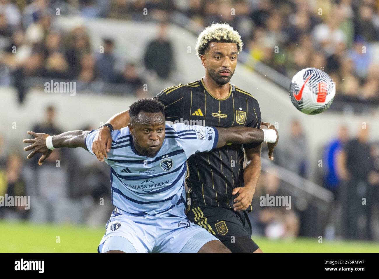 Los Angeles, United States. 25th Sep, 2024. Sporting Kansas City's ...