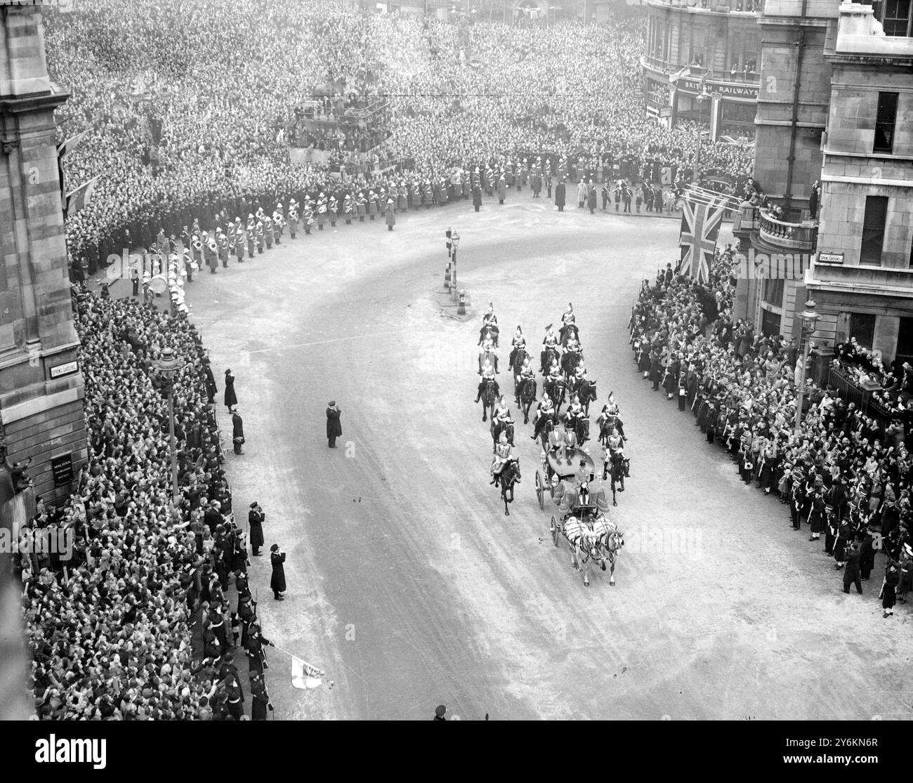 Royal Wedding. H.R.H Princess Elizabeth and Duke of Edinburgh. Picture ...