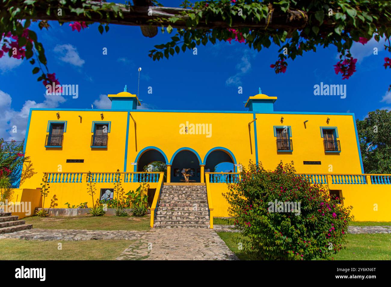 Mexico, State of Yucatan. Cenote San Lorenzo Oxman Stock Photo - Alamy