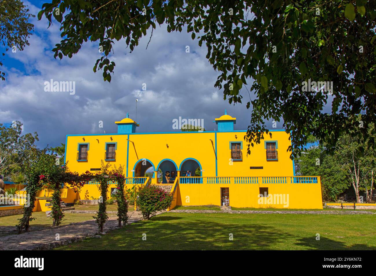 Mexico, State of Yucatan. Cenote San Lorenzo Oxman Stock Photo - Alamy