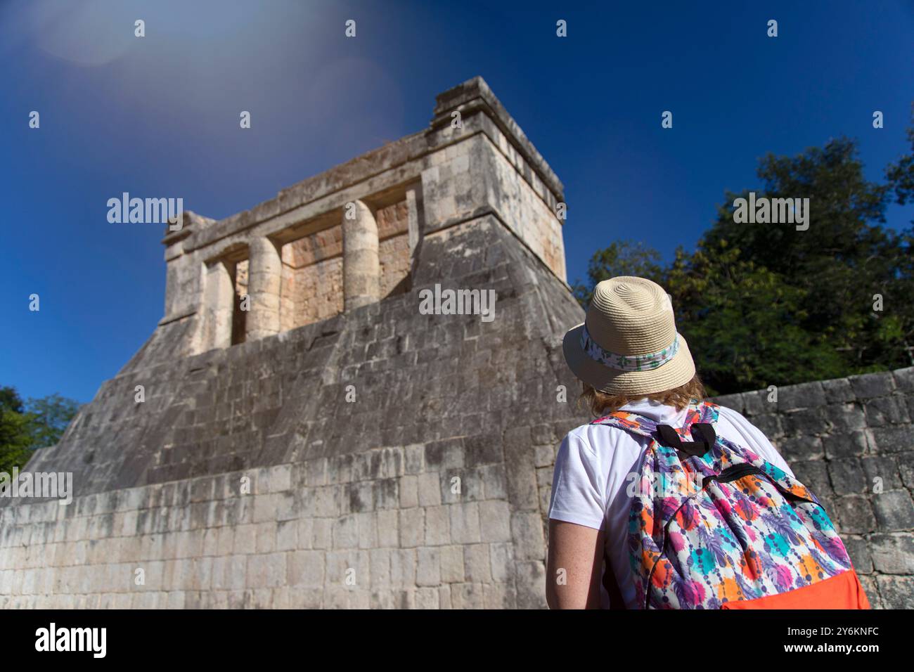 Mexico, State of Yucatan.Archaeological site of the Mayan ruins of ...