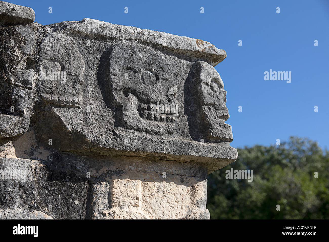 Mexico, State of Yucatan.Archaeological site of the Mayan ruins of ...