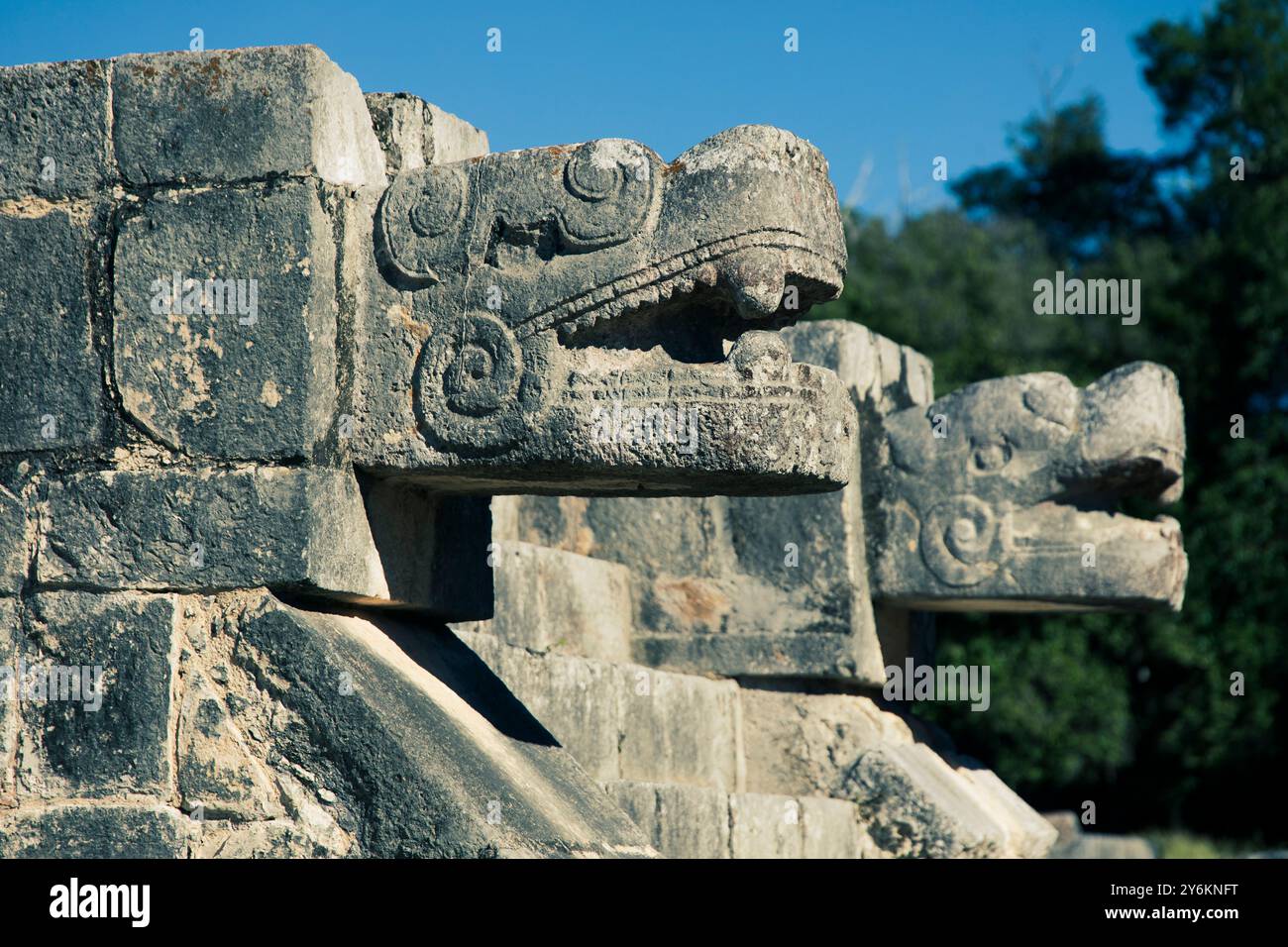 Mexico, State of Yucatan.Archaeological site of the Mayan ruins of ...