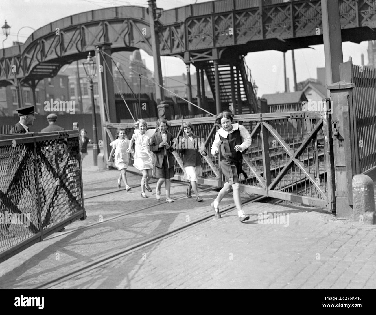 Rail Level Crossing - Owing to the change round of the Silvertown and ...