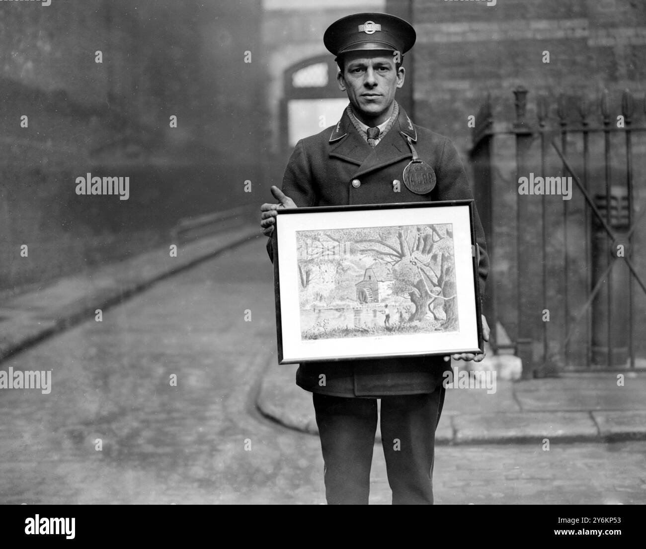 Mr J.H. Tarrant, A London General Omnibus Company Bus Conductor, with ...