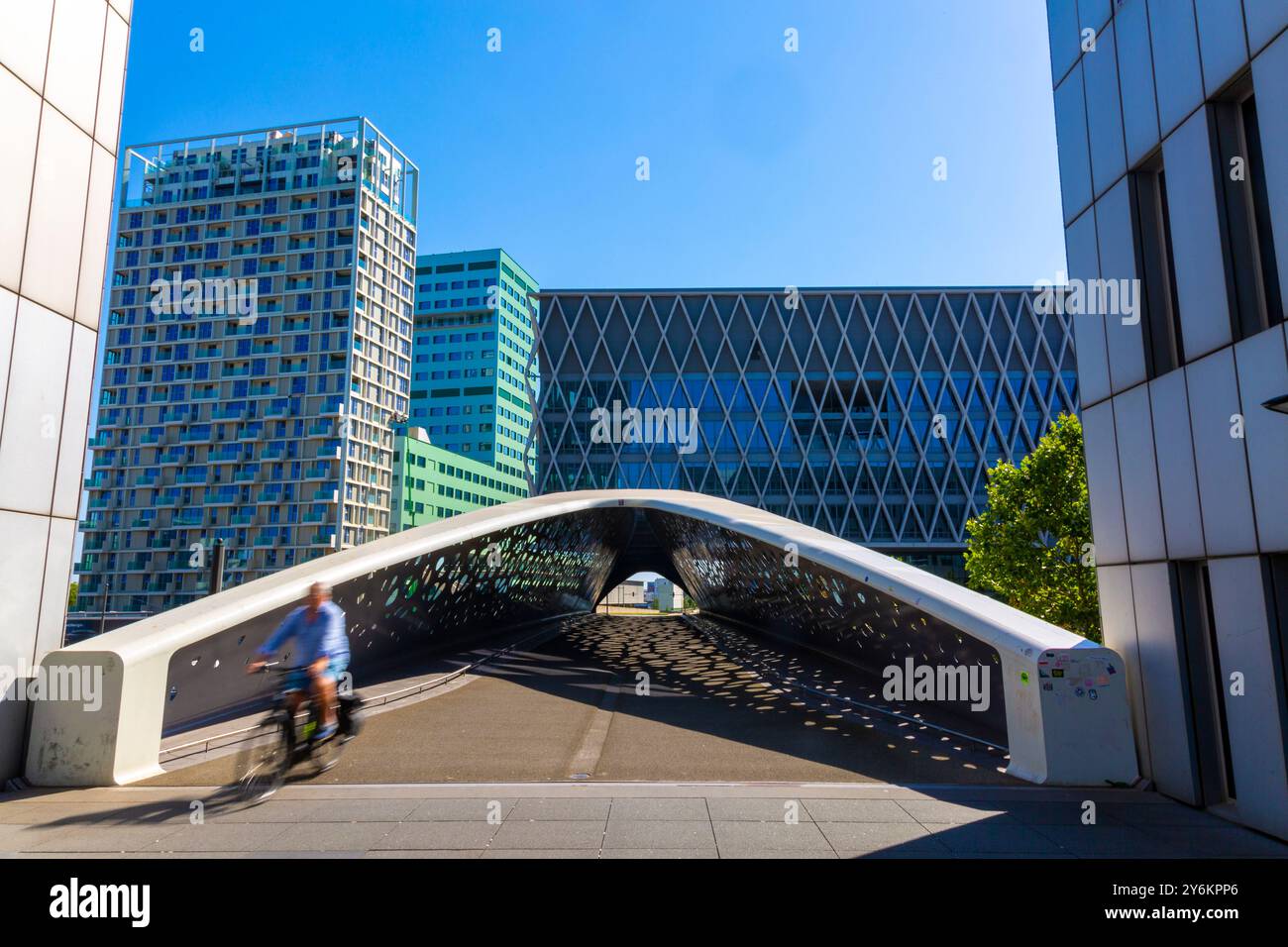 Antwerp park bridge pedestrians hi-res stock photography and images - Alamy