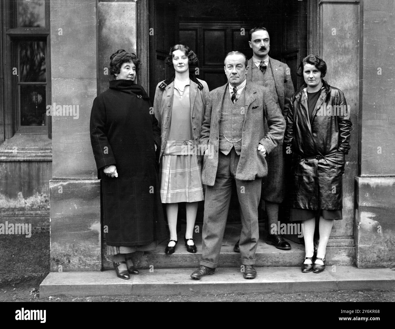 At Astley Hall, Stourport-on-Severn, Worcestershire ; Mrs Stanley ...