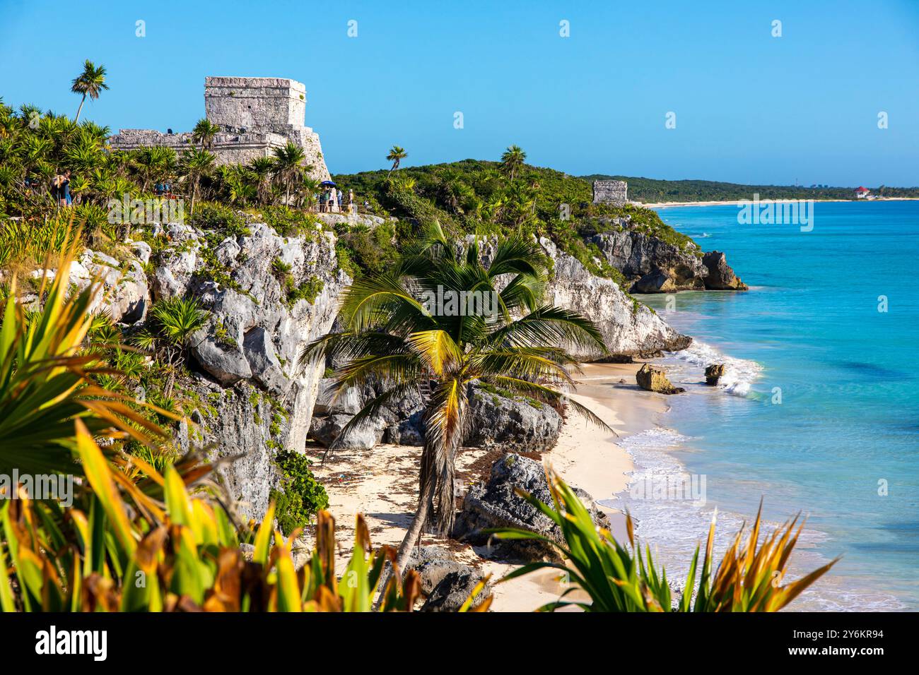 Mexico, Quintana Roo, Tulum. Tulum ruins Stock Photo - Alamy