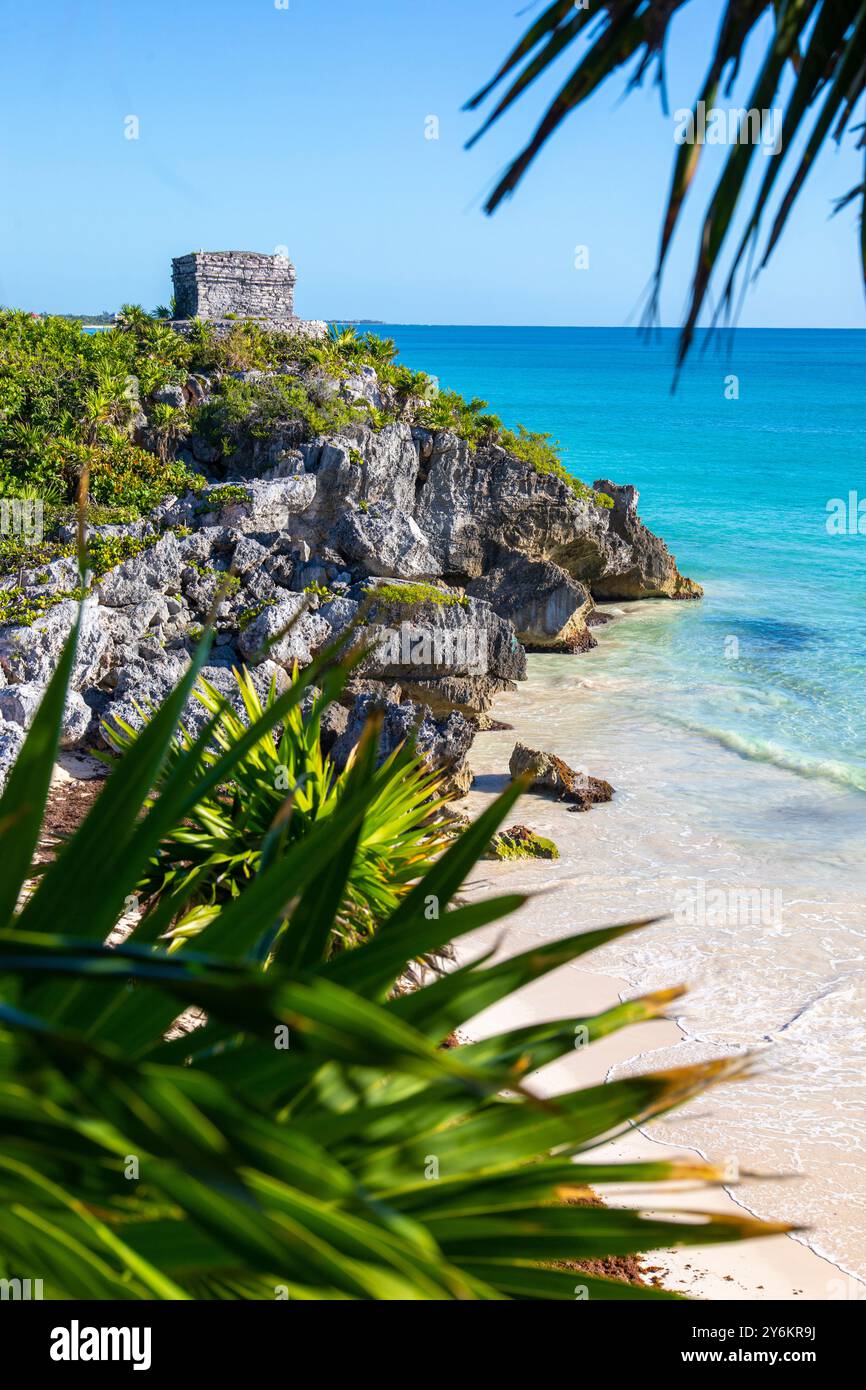 Mexico, Quintana Roo, Tulum. Tulum ruins Stock Photo - Alamy