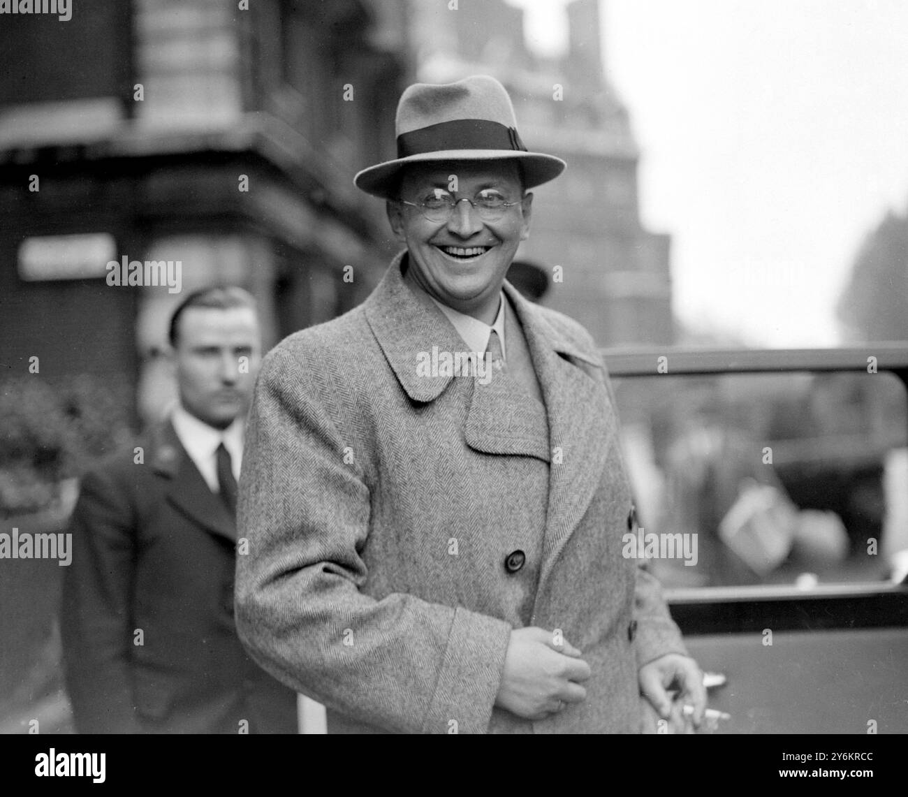Herr Konrad Henlein , leader of the Sudeten Germans in Czechoslovakia ...